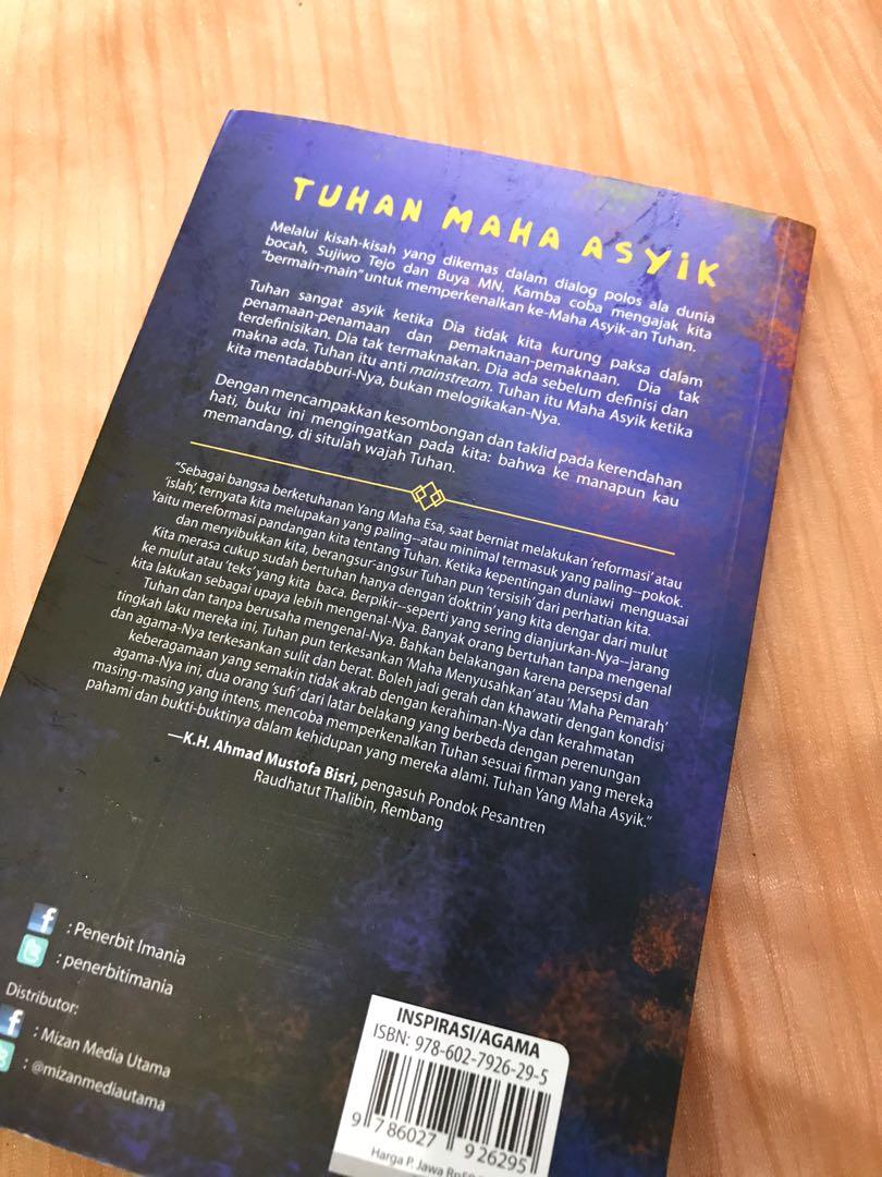 Tuhan Maha Asyik karya Sujiwo Tejo, Buku & Alat Tulis, Buku di Carousell