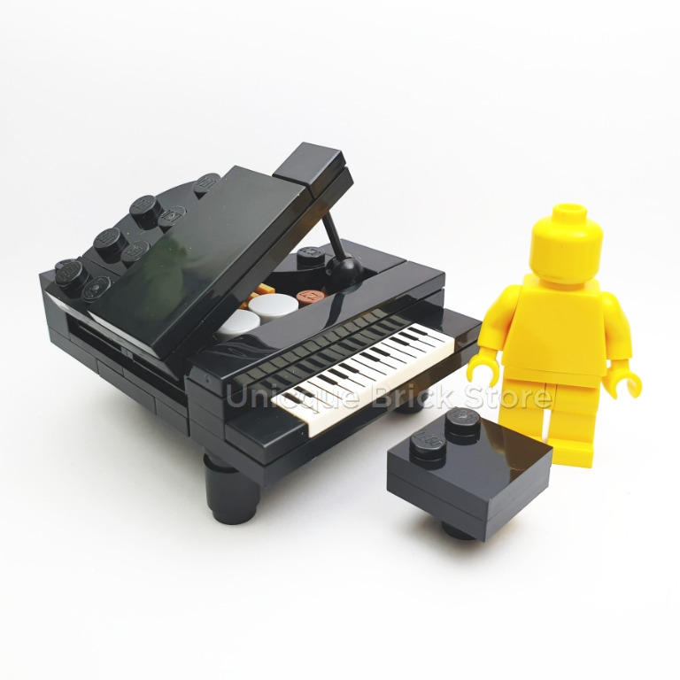 [Unicque] Lego Minifigure Accessory (MOC) - Grand Piano, Hobbies & Toys ...