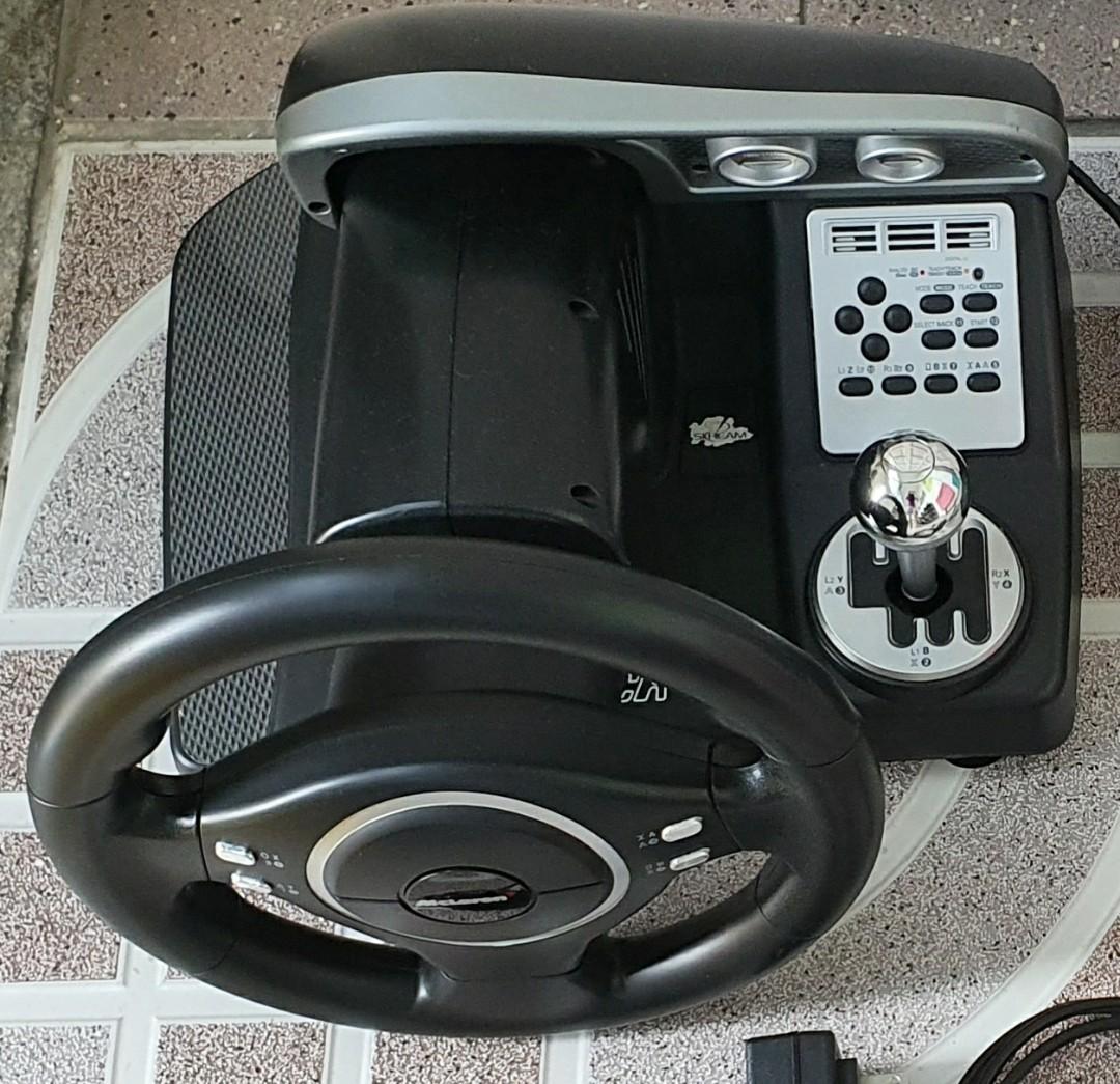 Xbox / PS2 / PC Mclaren Driving Wheel with pedals, Video Gaming, Video ...