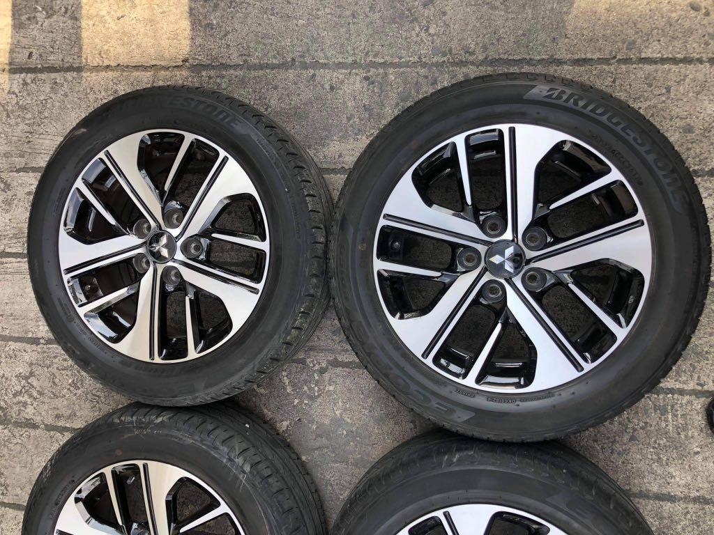16 inch Mitsubishi Expander Stock Magwheels 205 55 16 Bridgestone 85% ...