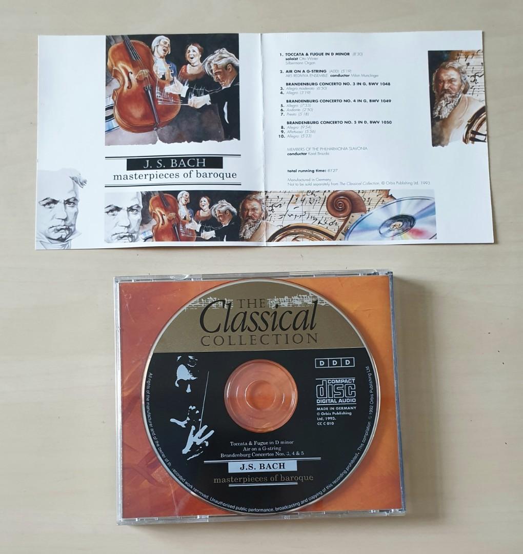 CD Prices Varies! The Classical Collection-J.S Bach Masterpieces Of ...