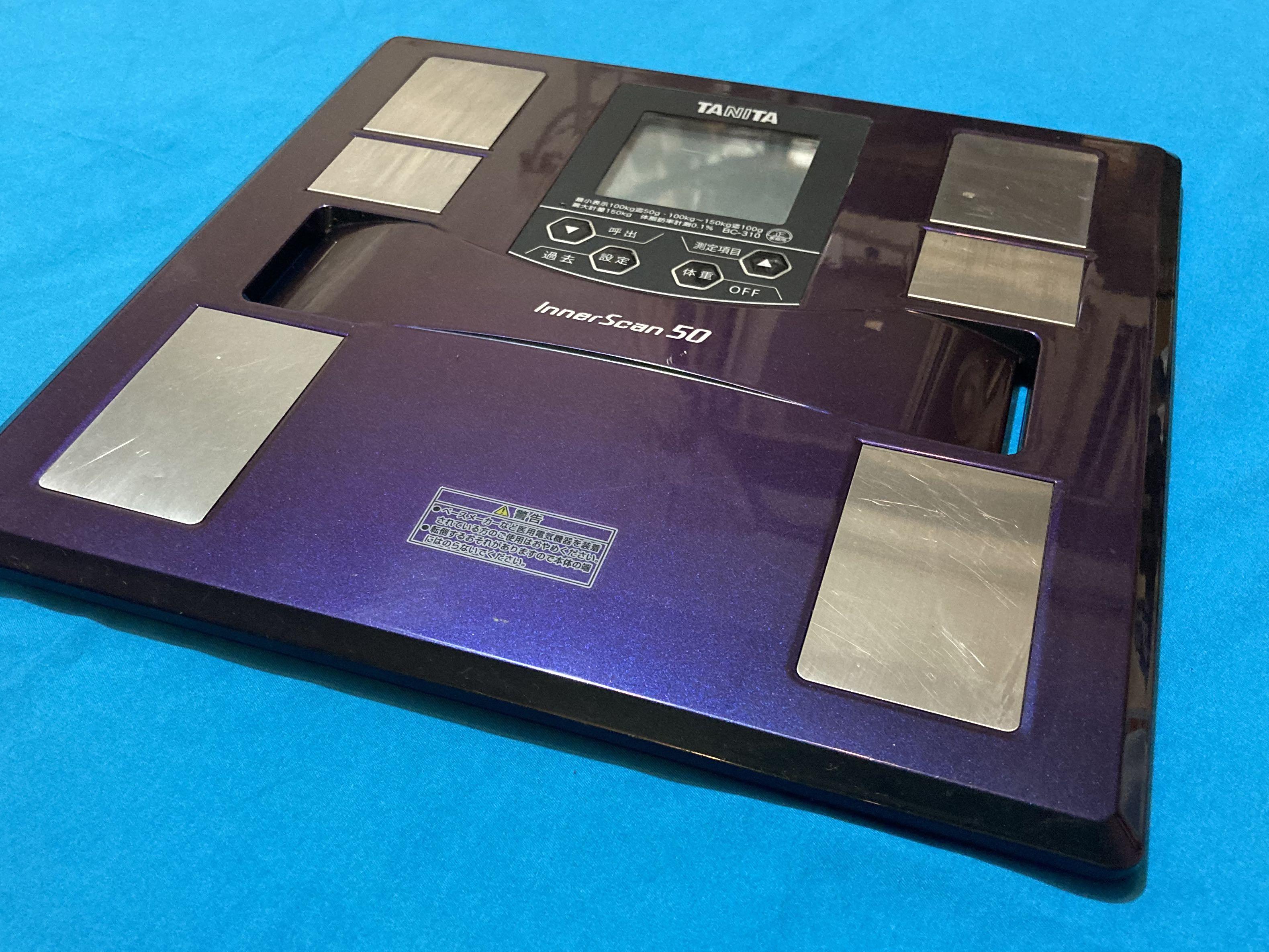 世界最薄 TANITA BC-310 塔尼達 百利達 脂肪磅 體脂磅 日本製造 innerscan Body Composition Scale, 健康及營養食用品, 按摩紓緩用品 ...