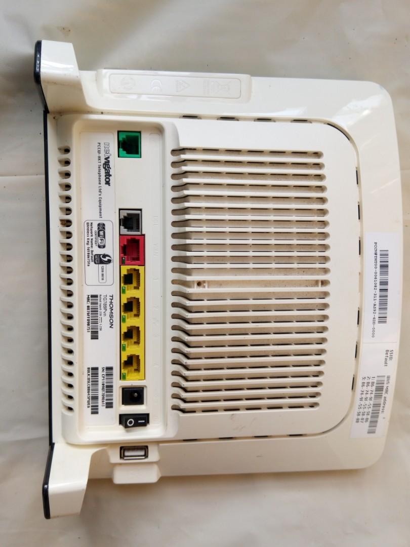 Thomson TG789Pvn Wireless Modem, 電腦＆科技, 電腦周邊及配件, Wifi及上網相關產品 - Carousell