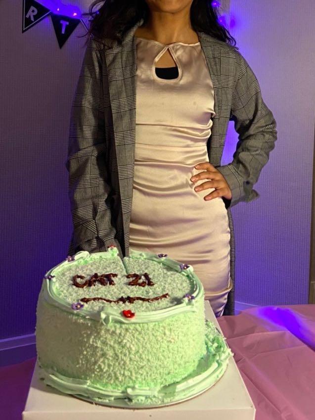 AISIQA NUDE SATIN DRESS, Women's Fashion, Dresses & Sets, Dresses on ...