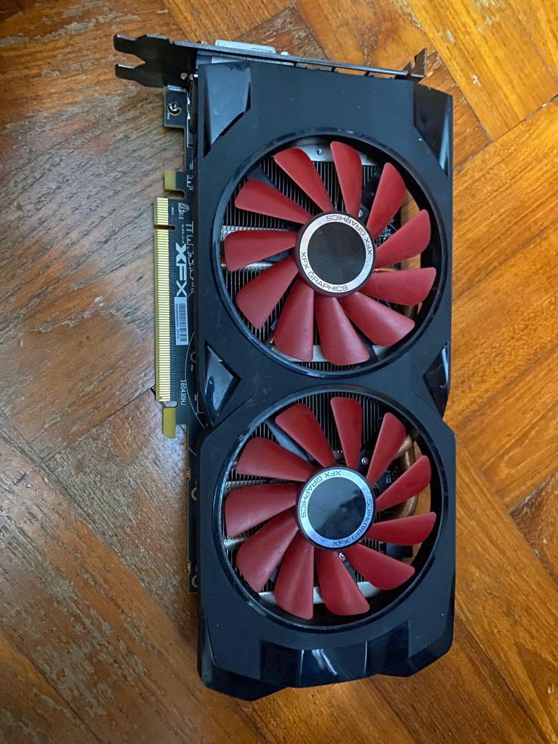 AMD RX 580 4GB Graphics Card GPU Radeon ATI XFX 2048SP, Computers ...
