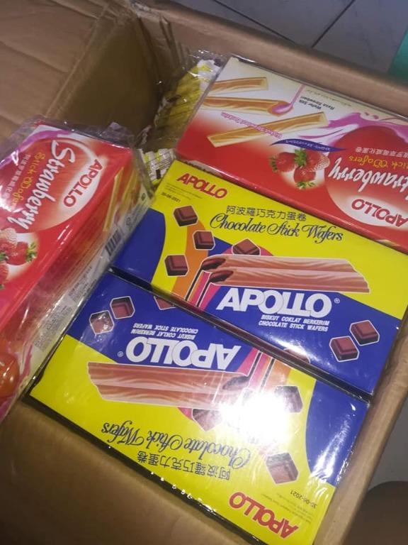 Apollo Chocolate Coated Wafer, Food & Drinks, Packaged & Instant Food ...