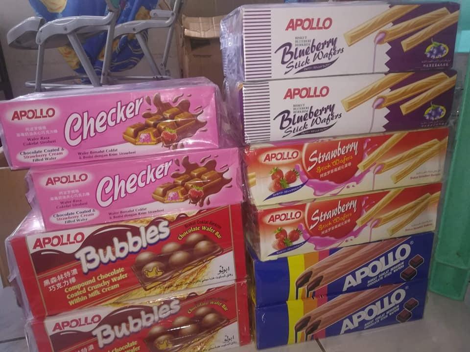 Apollo Chocolate Coated Wafer, Food & Drinks, Packaged & Instant Food ...