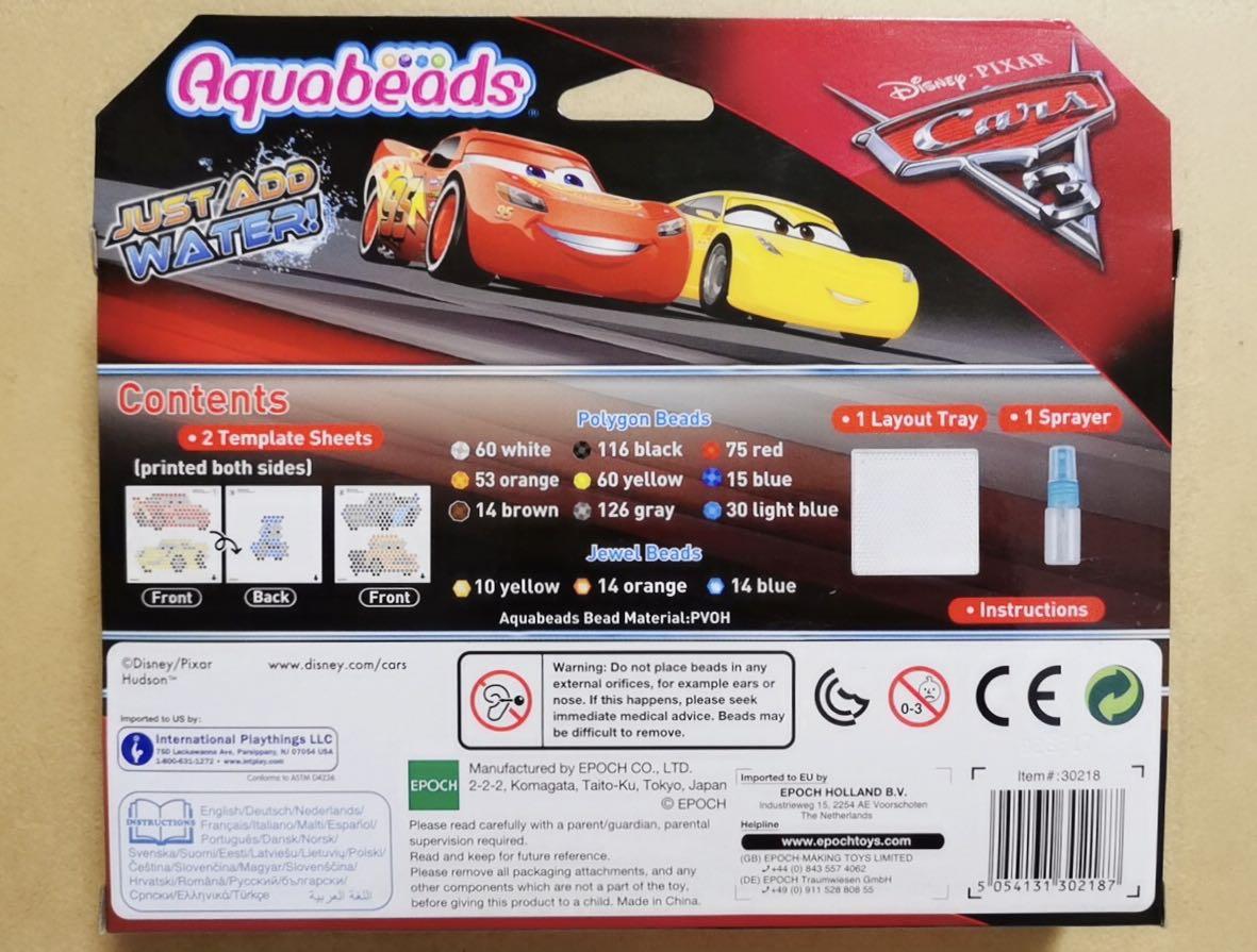 Aquabeads Cars 3 Character Set, Hobbies & Toys, Toys & Games on Carousell