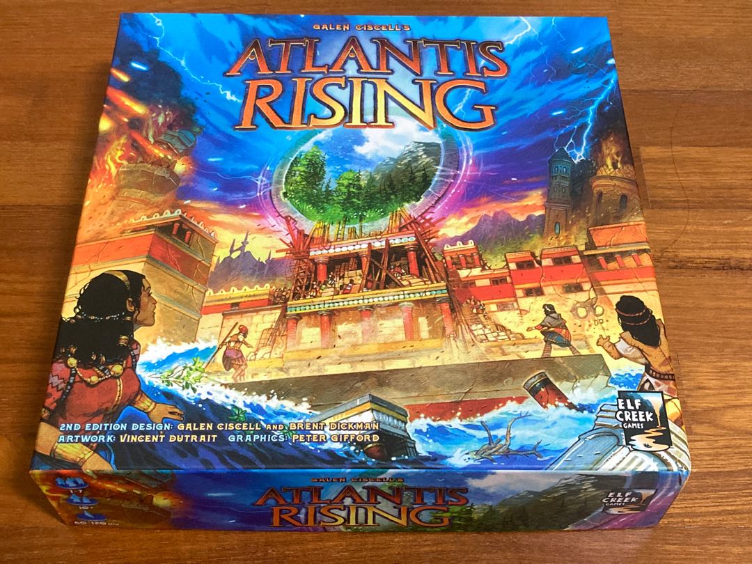 Atlantis Rising 2nd Edition + Play Mat, Hobbies & Toys, Toys & Games on ...