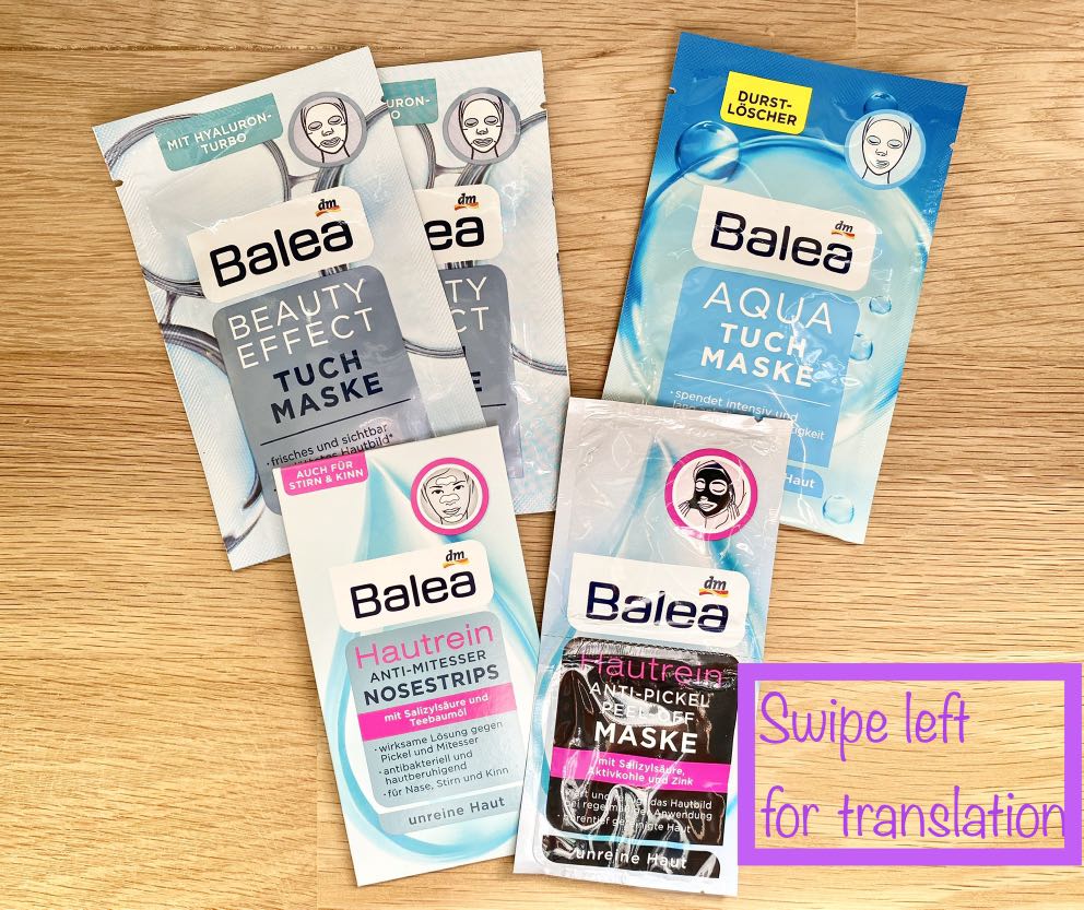 Balea sheet mask, Beauty & Personal Care, Face, Face Care on Carousell