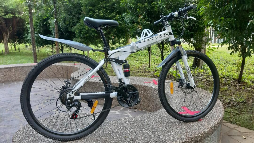 Begasso Foldable Mountain Bike, Sports Equipment, Bicycles & Parts ...