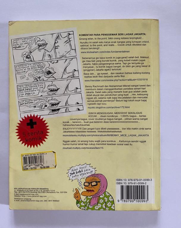 Benny & Mice: 100 'Tokoh' yang Mewarnai Jakarta, Buku & Alat Tulis ...