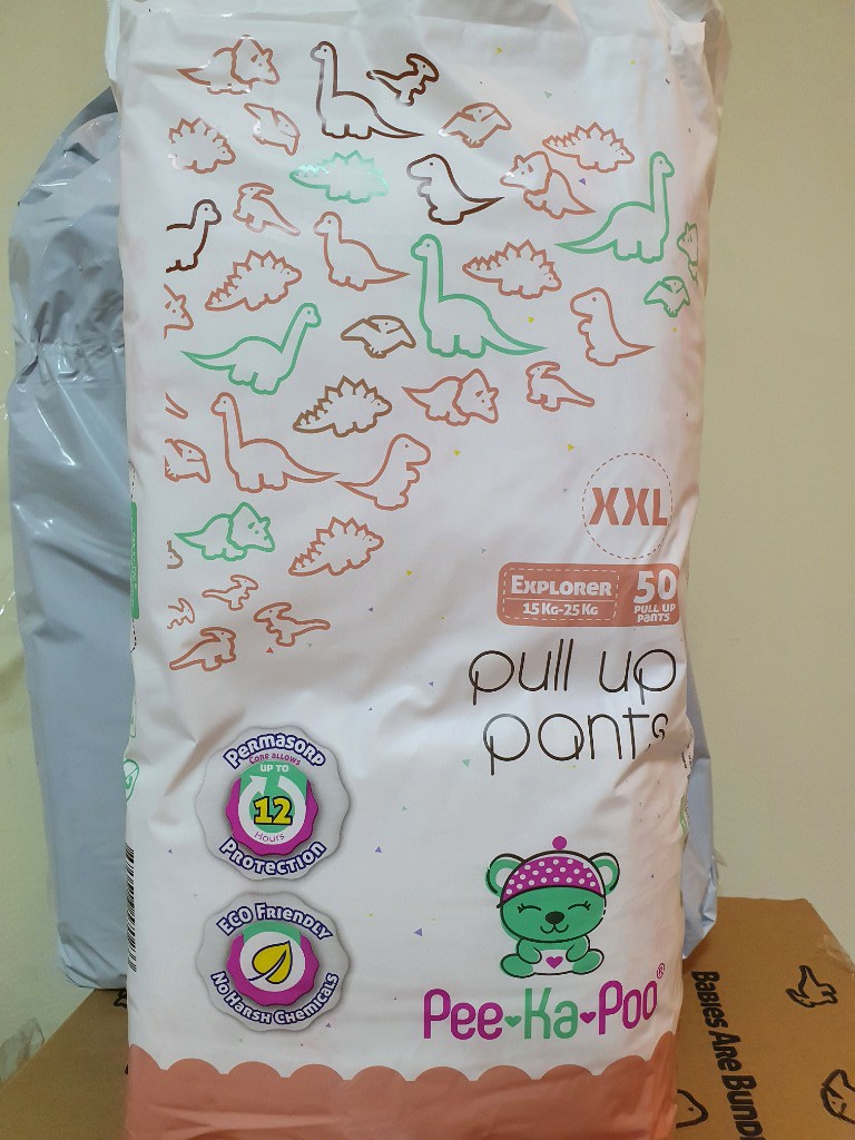 PeeKaPoo 50pcs XXL Pull-Up diapers, Babies & Kids, Bathing & Changing ...