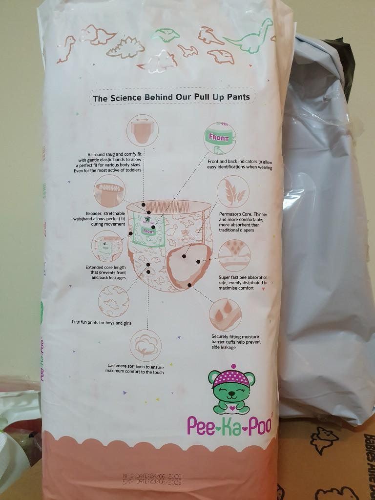 PeeKaPoo 50pcs XXL Pull-Up diapers, Babies & Kids, Bathing & Changing ...