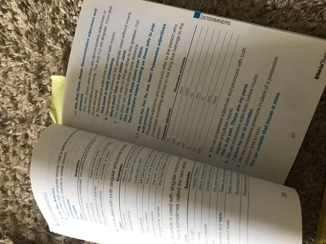 buku bahasa inggris ef english grammar guide efekta system, Buku & Alat ...