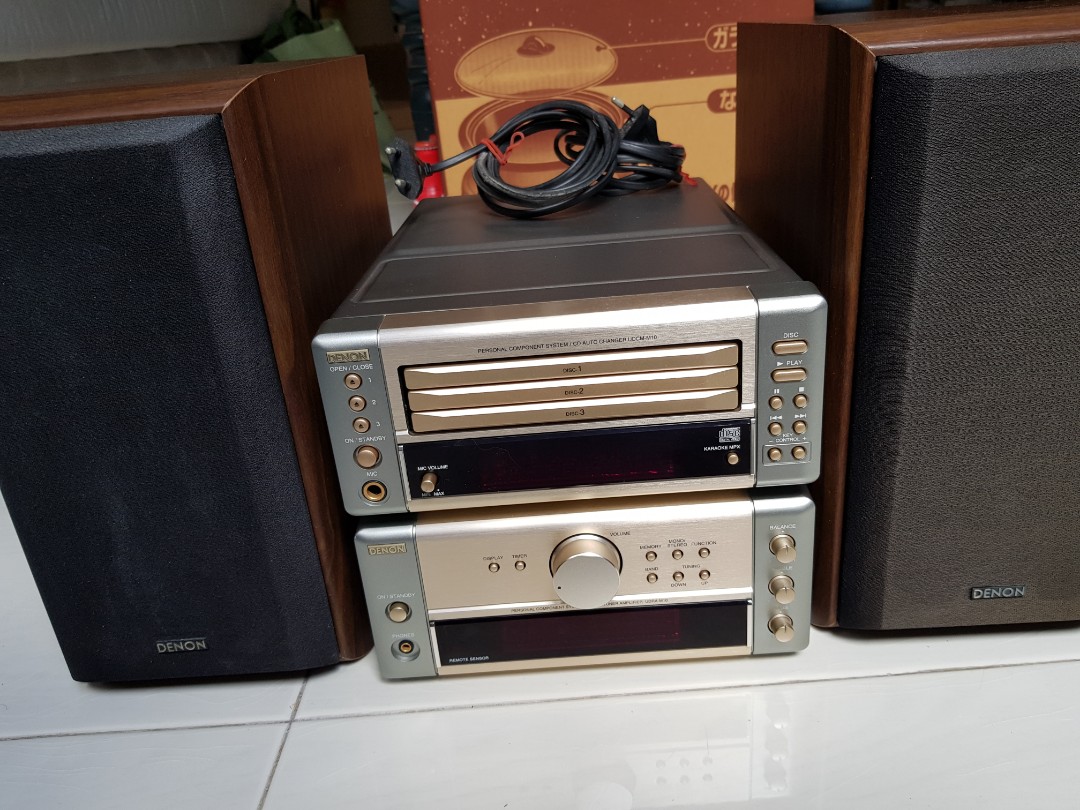 Denon mini hifi set, Electronics, Audio on Carousell