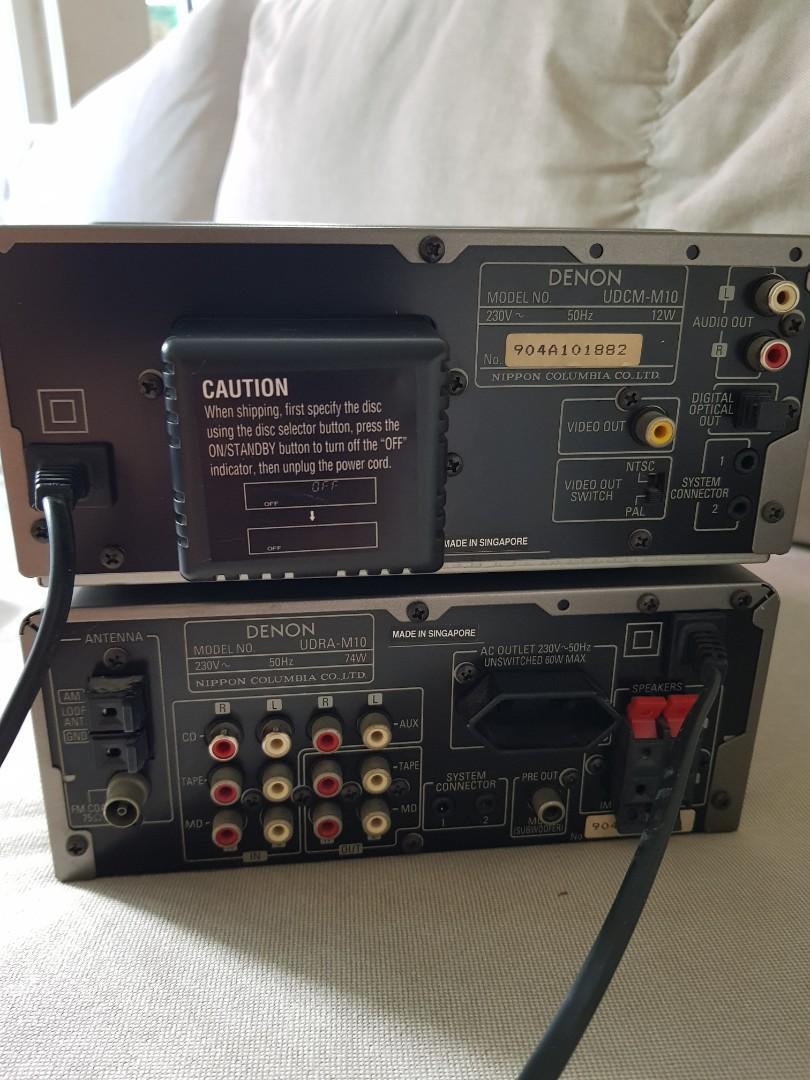 Denon mini hifi set, Electronics, Audio on Carousell