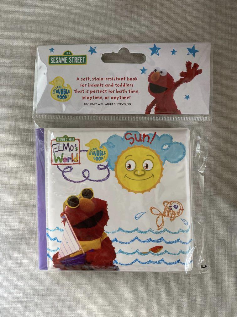 Sesame Street Elmo soft bath book , Hobbies & Toys, Books & Magazines ...