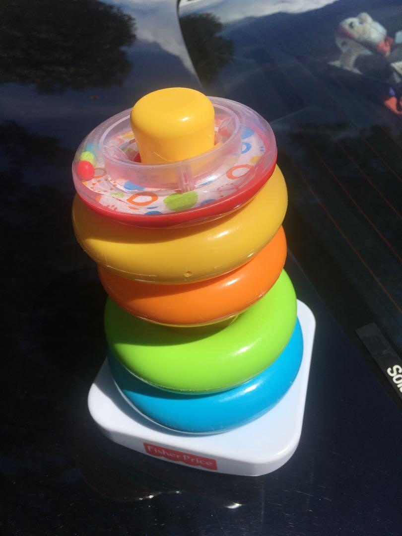 Fisher Price Stacking Rings, Babies & Kids, Infant Playtime on Carousell