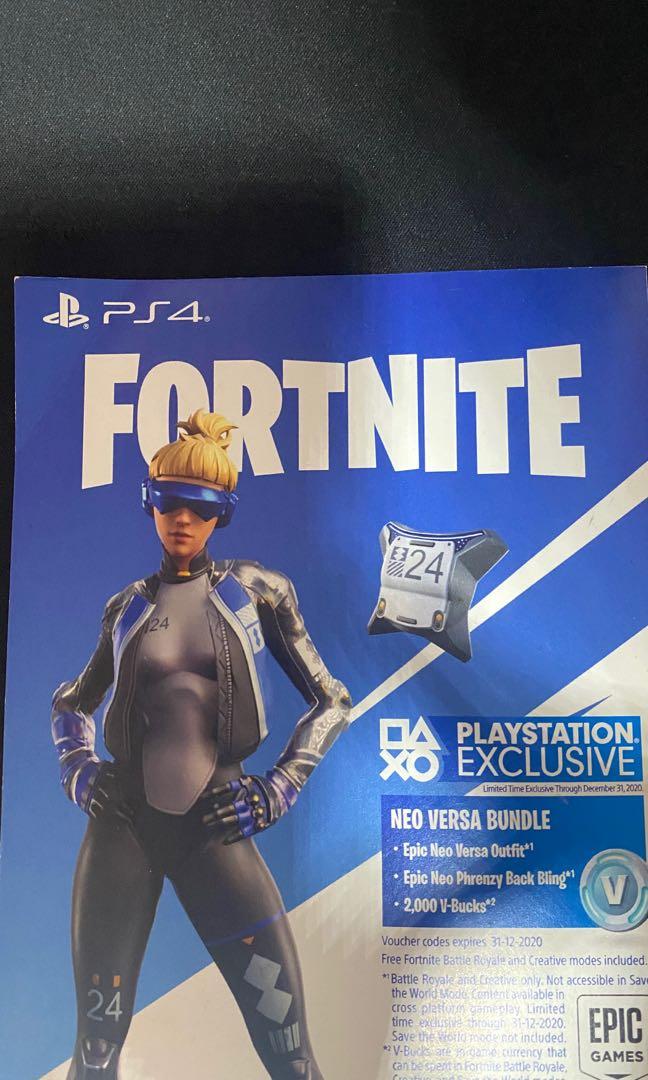 Fortnite Neo Versa Bundle, Video Gaming, Video Games, PlayStation on ...