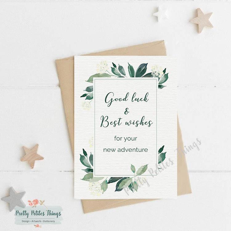 [Multiple Designs] Watercolor Floral Farewell Card , Hobbies & Toys ...
