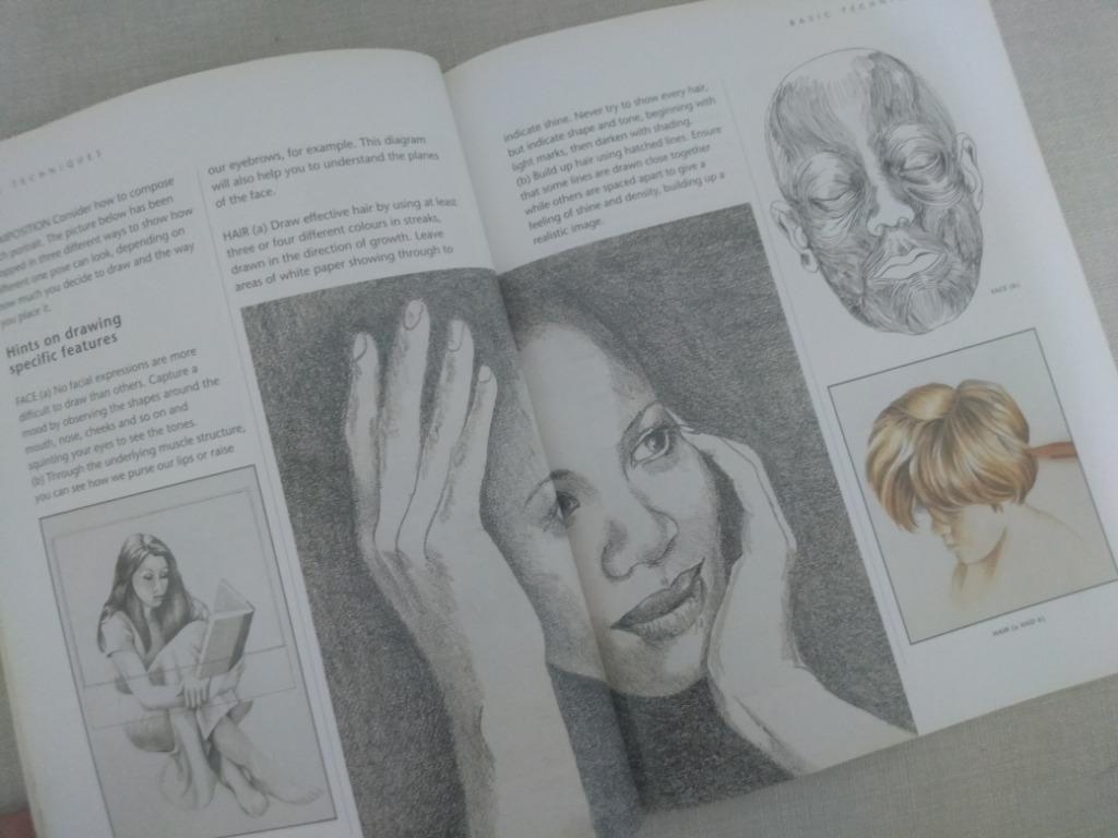 How to Draw Portraits Art Book, Hobbies & Toys, Books & Magazines ...
