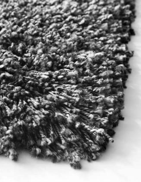 IKEA Gaser Dark Grey High Pile Rug (170cm X 240cm), Furniture & Home ...