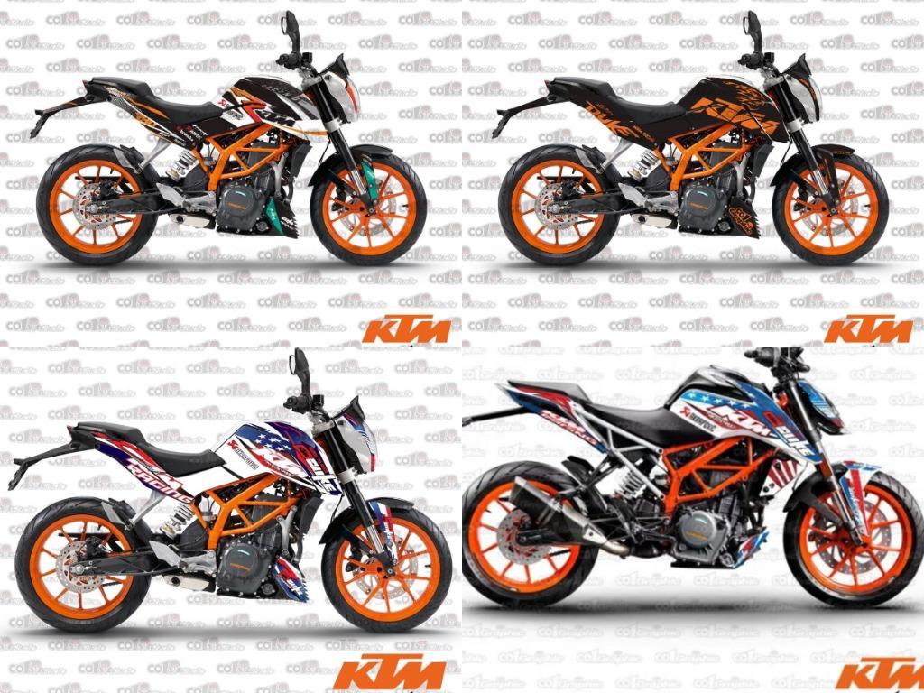 KTM Duke 125 200 390 duke125 duke200 duke390 coverset fairings covers ...