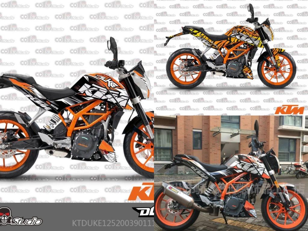KTM Duke 125 200 390 duke125 duke200 duke390 coverset fairings covers ...