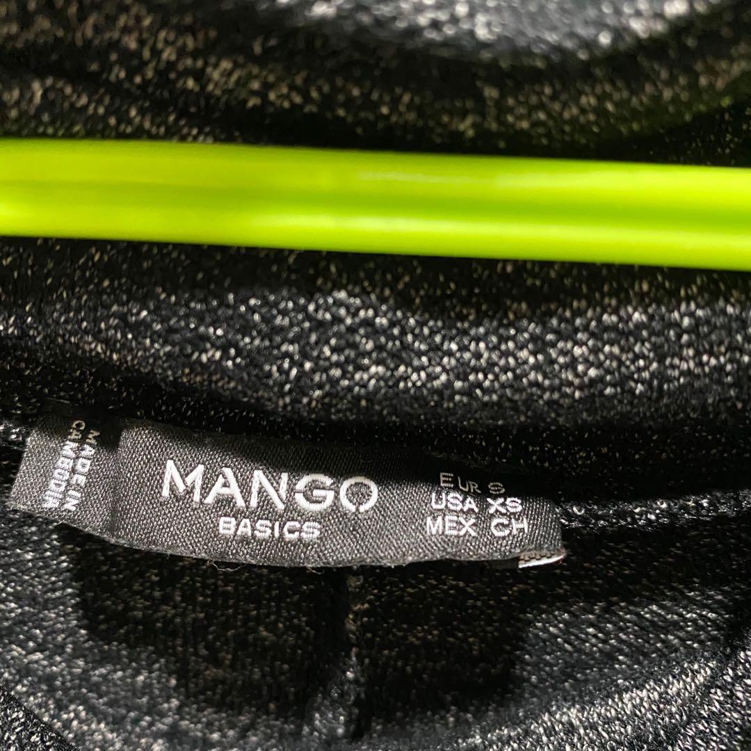 Mango Gray Dress with draped neck details on Carousell