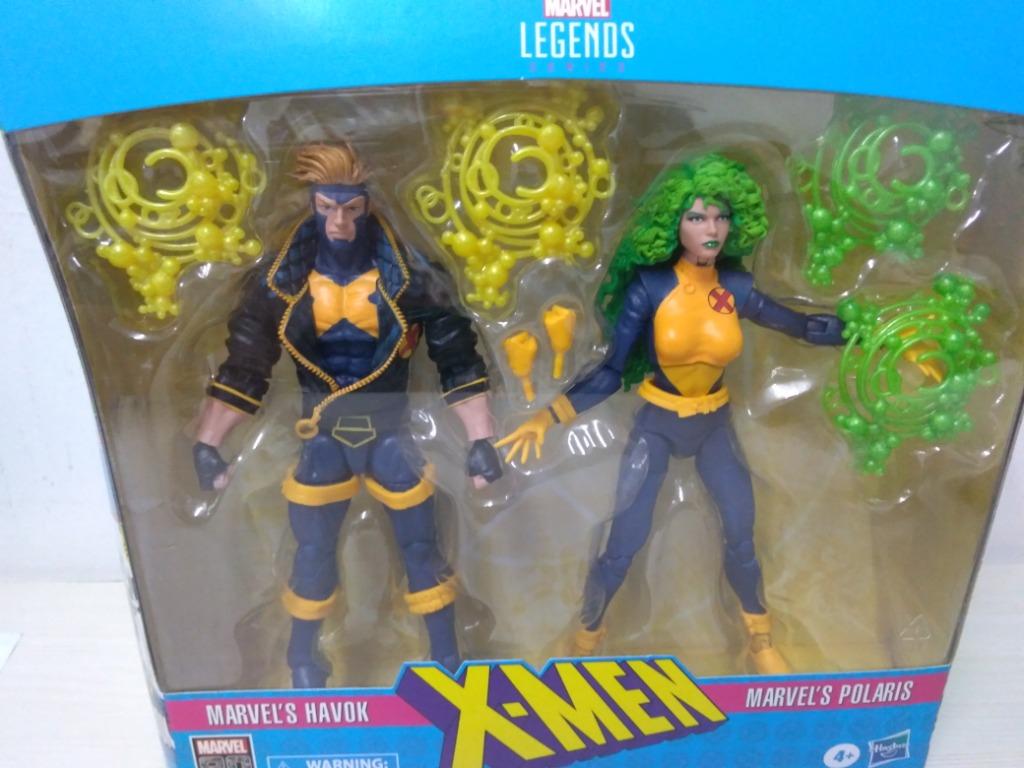 Marvel Legends X-Factor Polaris and Havoc 80th Anniversary X Men ...