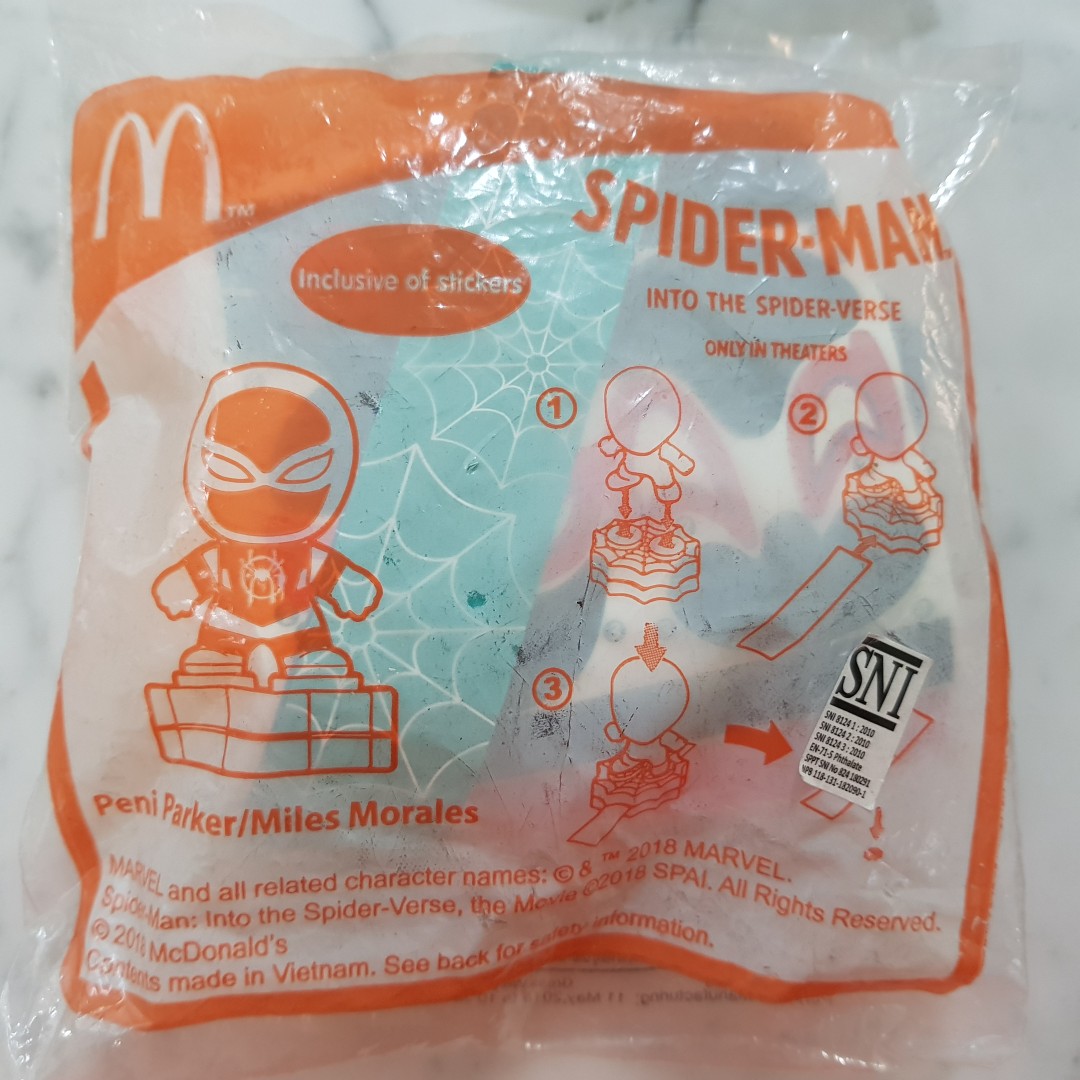 McD Toys Spiderman: Peni Parker/Miles Morales, Toys & Collectibles ...