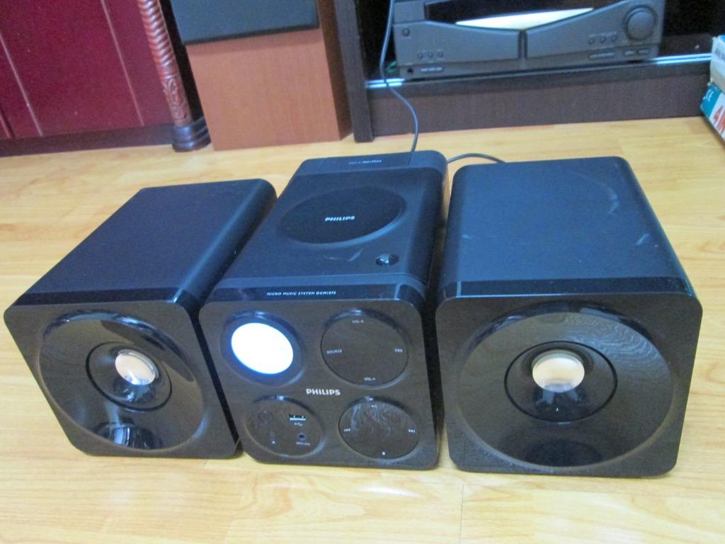 Philips Micro Cube Music System DCM1075, Audio, Portable Music Players ...