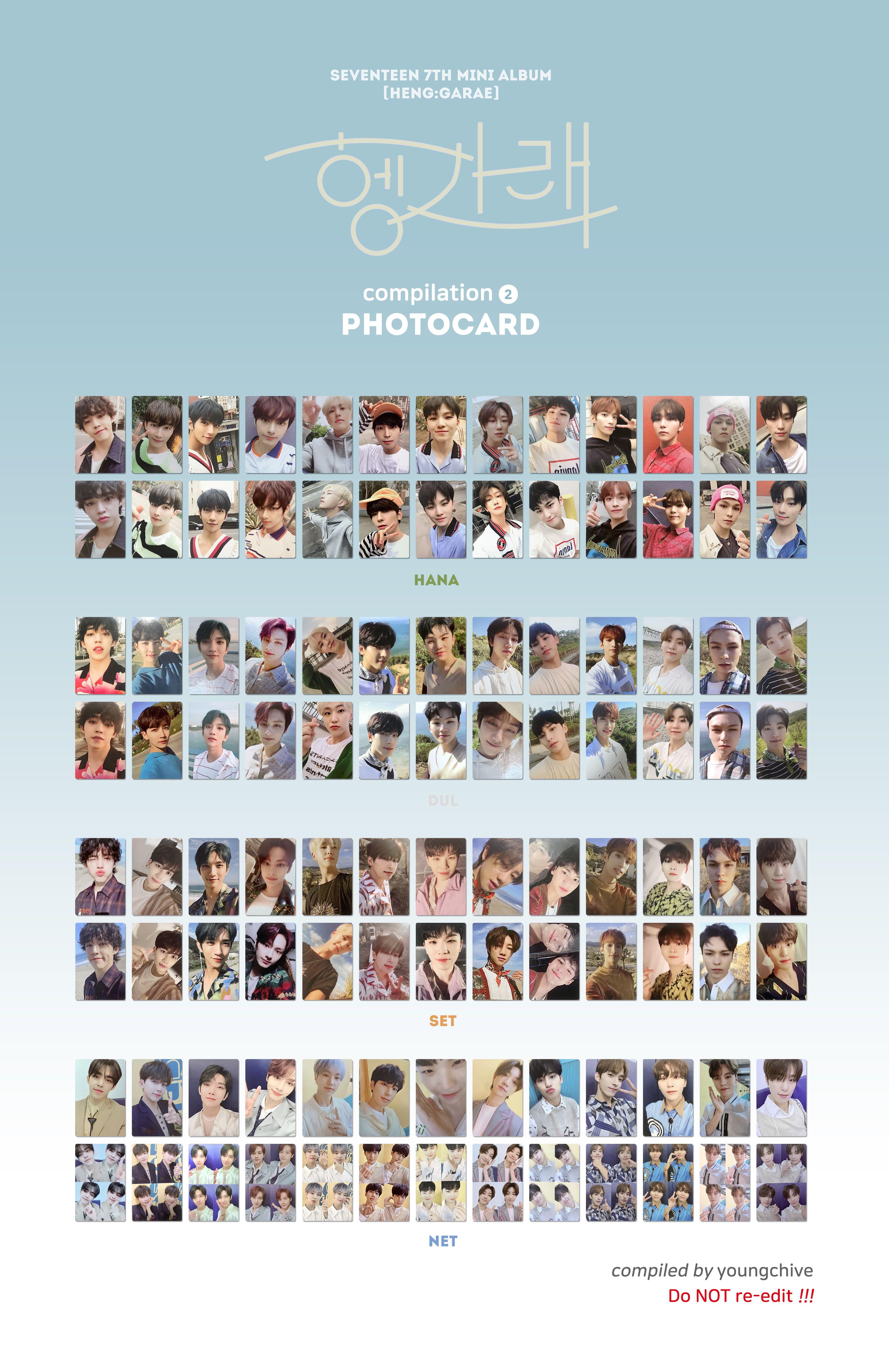 PO Seventeen Henggarae Album & FS Photocards, Hobbies & Toys ...