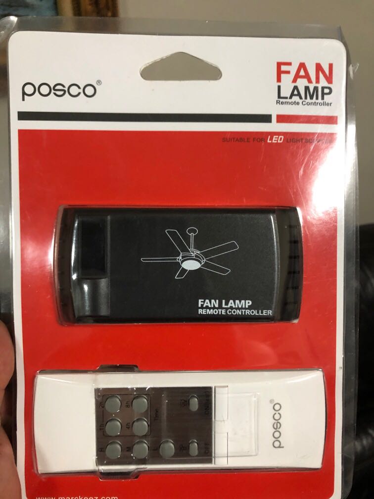 POSCO ceiling fan remote control, Furniture & Home Living, Lighting ...