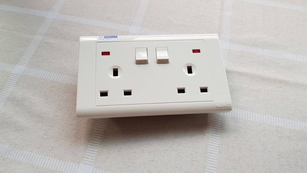 Power socket (dual), Everything Else on Carousell
