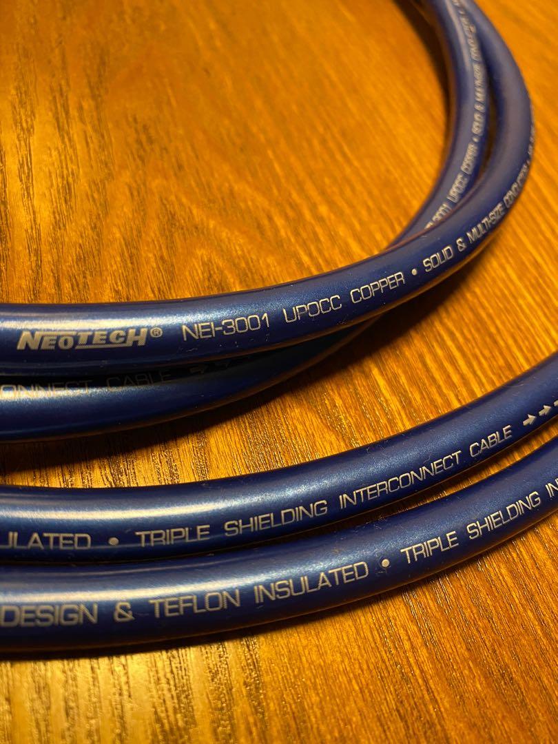 RCA cable Neotech NEI-3001 UPOCC COPPER, 音響器材, 可攜式音響設備 - Carousell