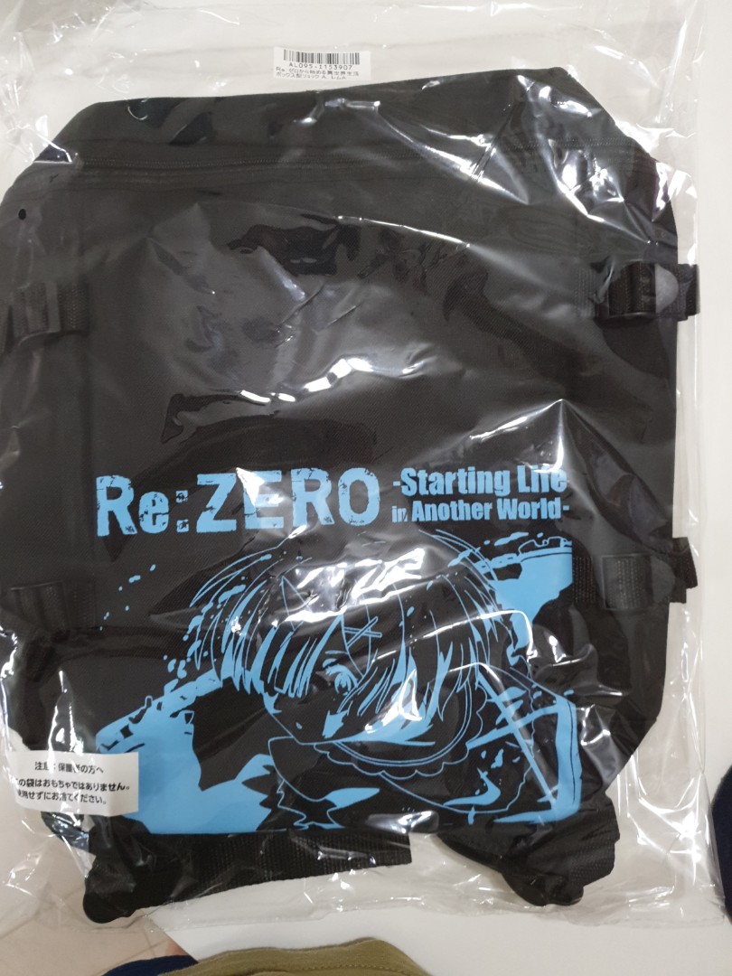 Re:zero limited edition backpack, Luxury, Bags & Wallets on Carousell
