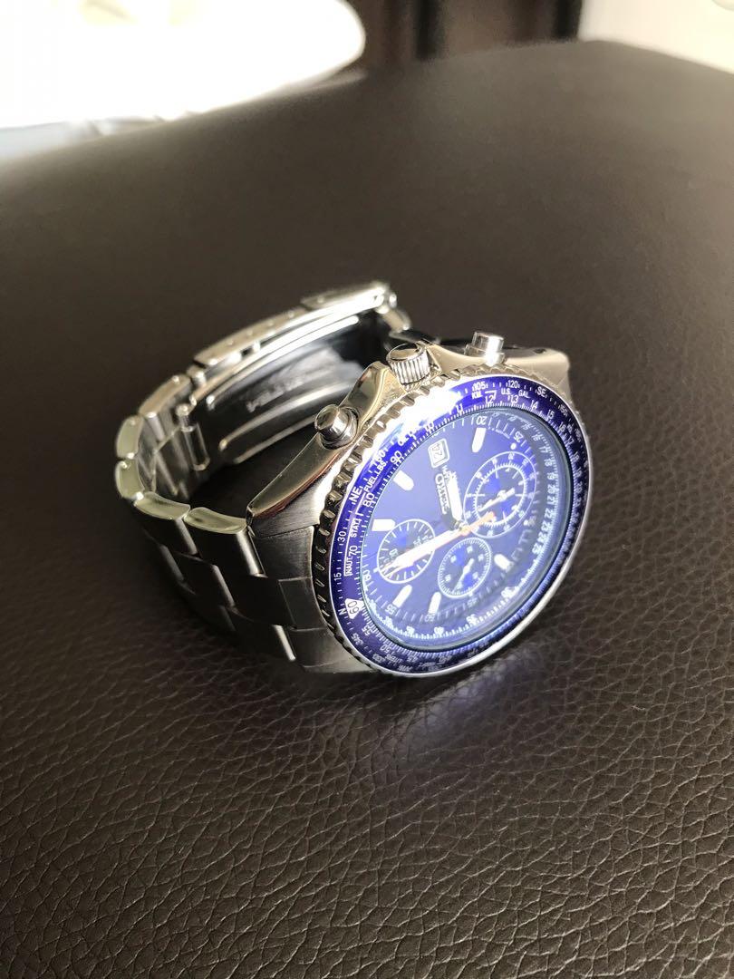 SEIKO Flightmaster Pilot Slide Rule Chronograph, Men's Fashion, Watches ...