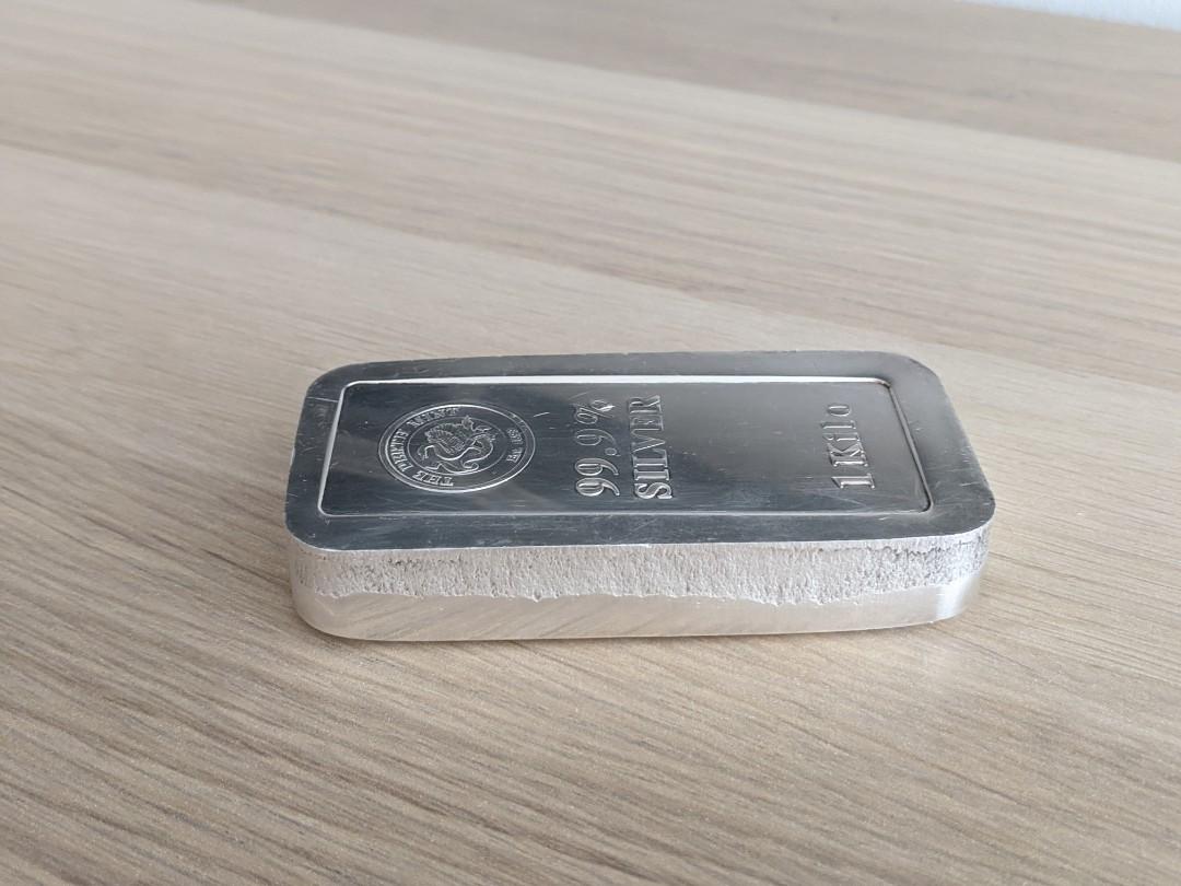 Silver 1 KG Bar - Perth Mint, Hobbies & Toys, Memorabilia ...