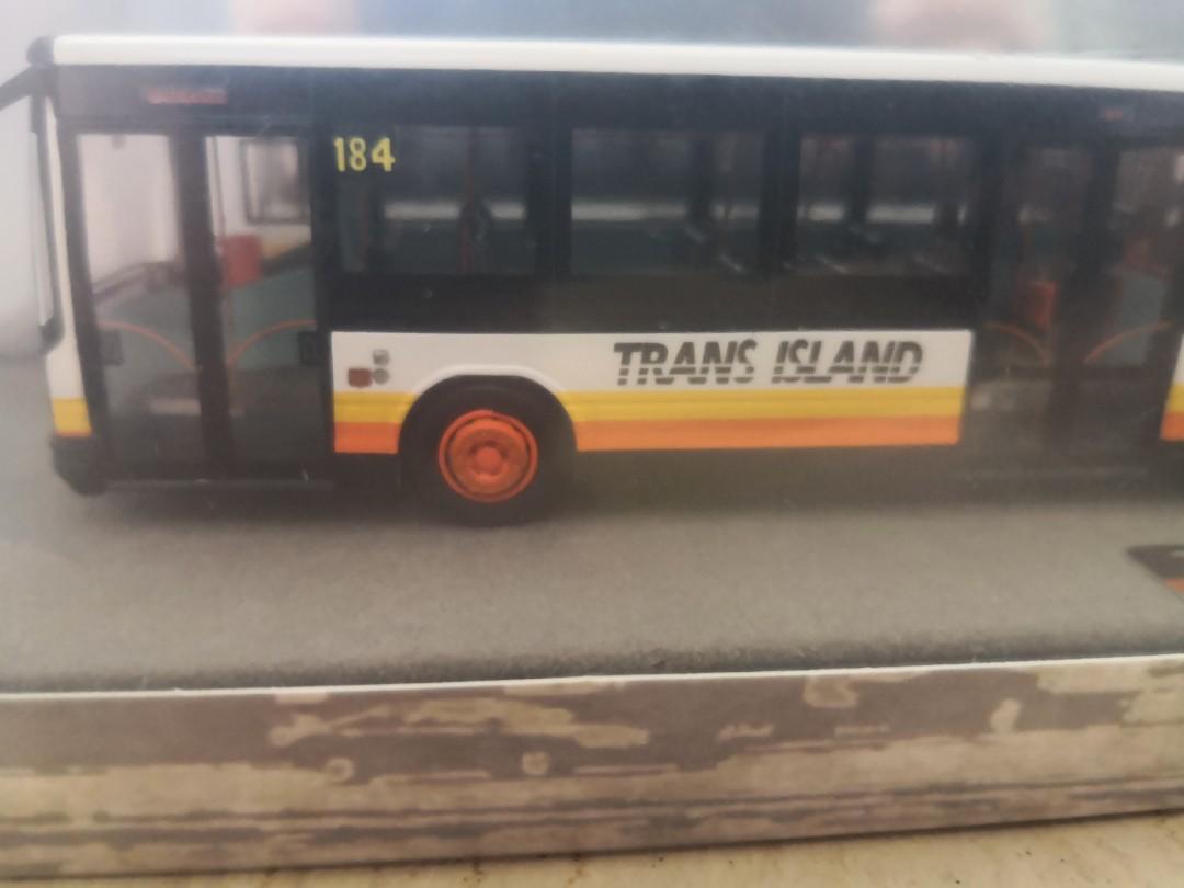 Trans Island Bendy Bus Hispano Habit SGBUS SMRT collector item, Hobbies ...