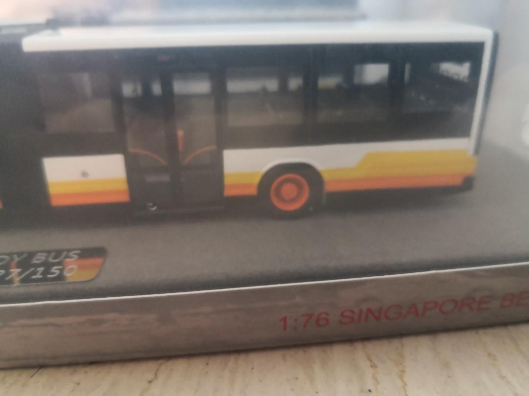 Trans Island Bendy Bus Hispano Habit SGBUS SMRT collector item, Hobbies ...