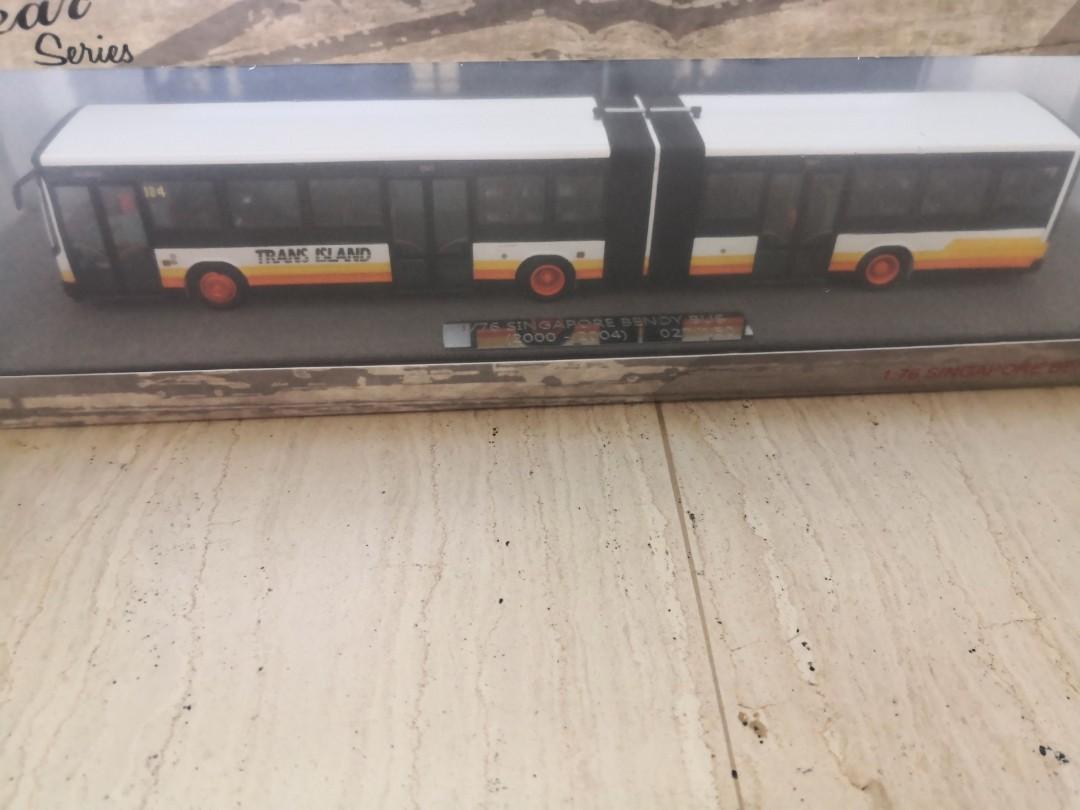 Trans Island Bendy Bus Hispano Habit SGBUS SMRT collector item, Hobbies ...
