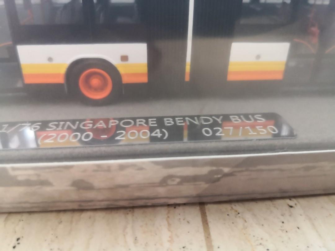 Trans Island Bendy Bus Hispano Habit SGBUS SMRT collector item, Hobbies ...