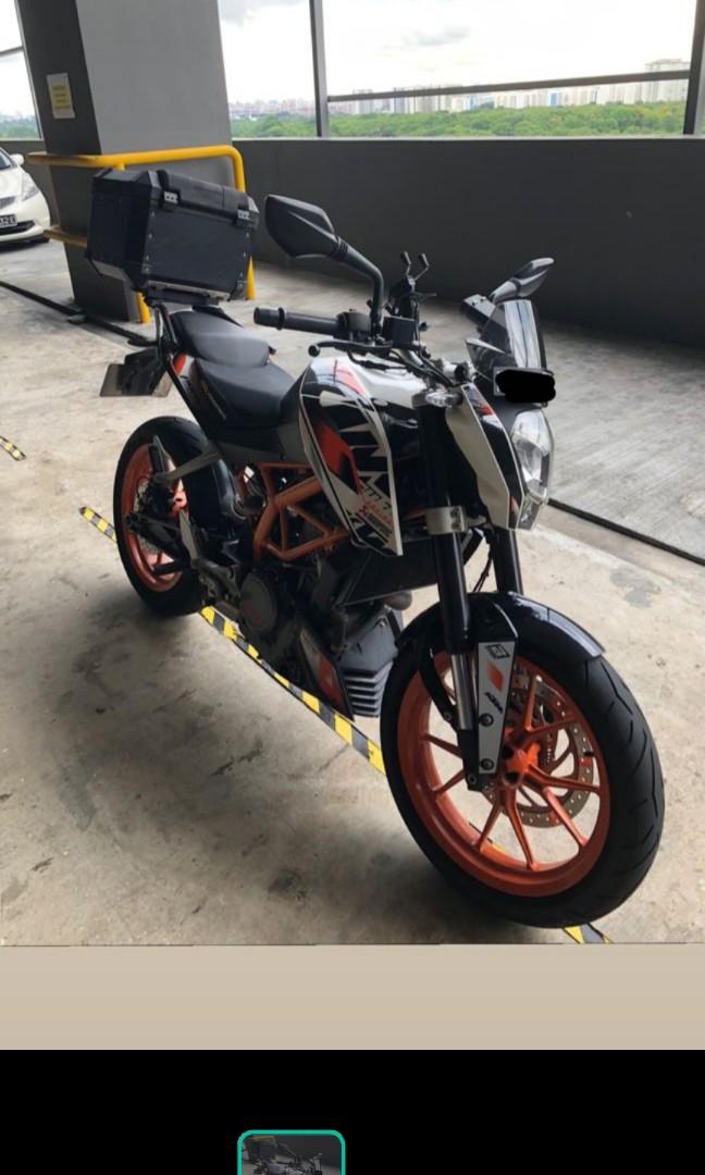 Trax box bracket for KTM Duke 390, Motorcycles, Motorcycle Accessories ...