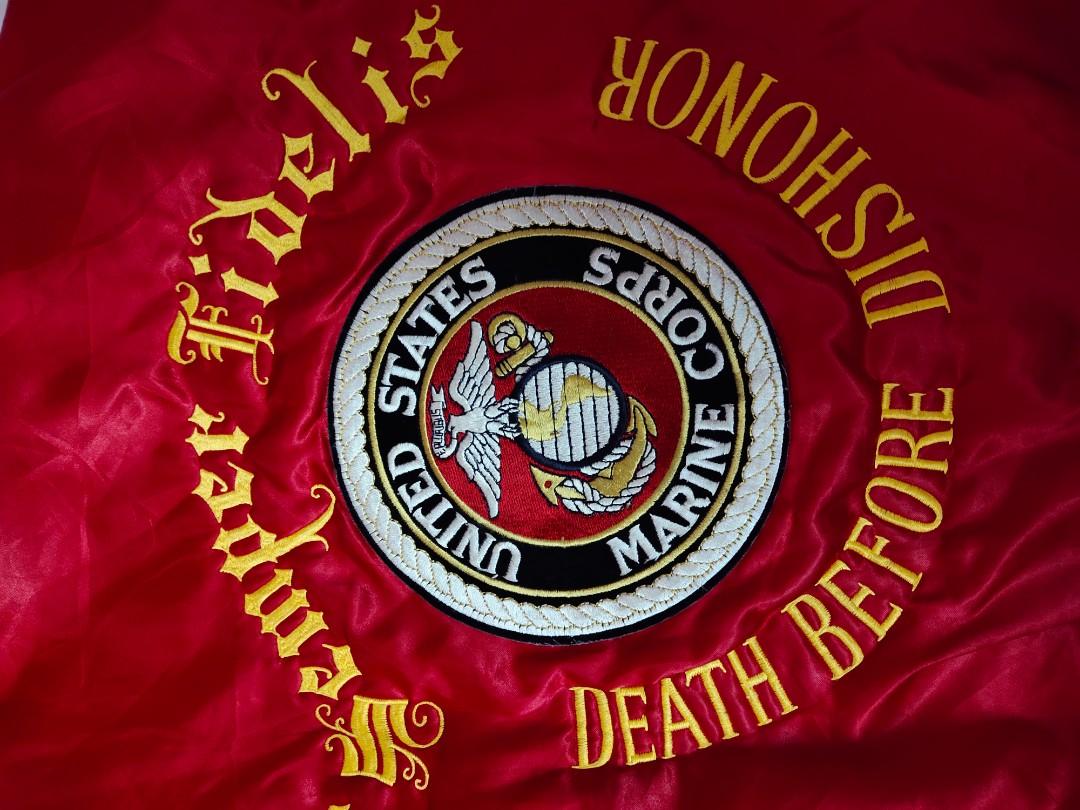 Satin Jacket Us marine corps, Men's Fashion, Tops & Sets, Tshirts ...