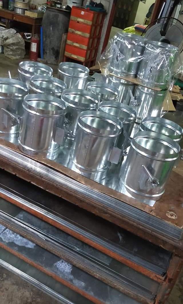 Volume Fire Damper diffuser louver air grille ducting, Commercial ...