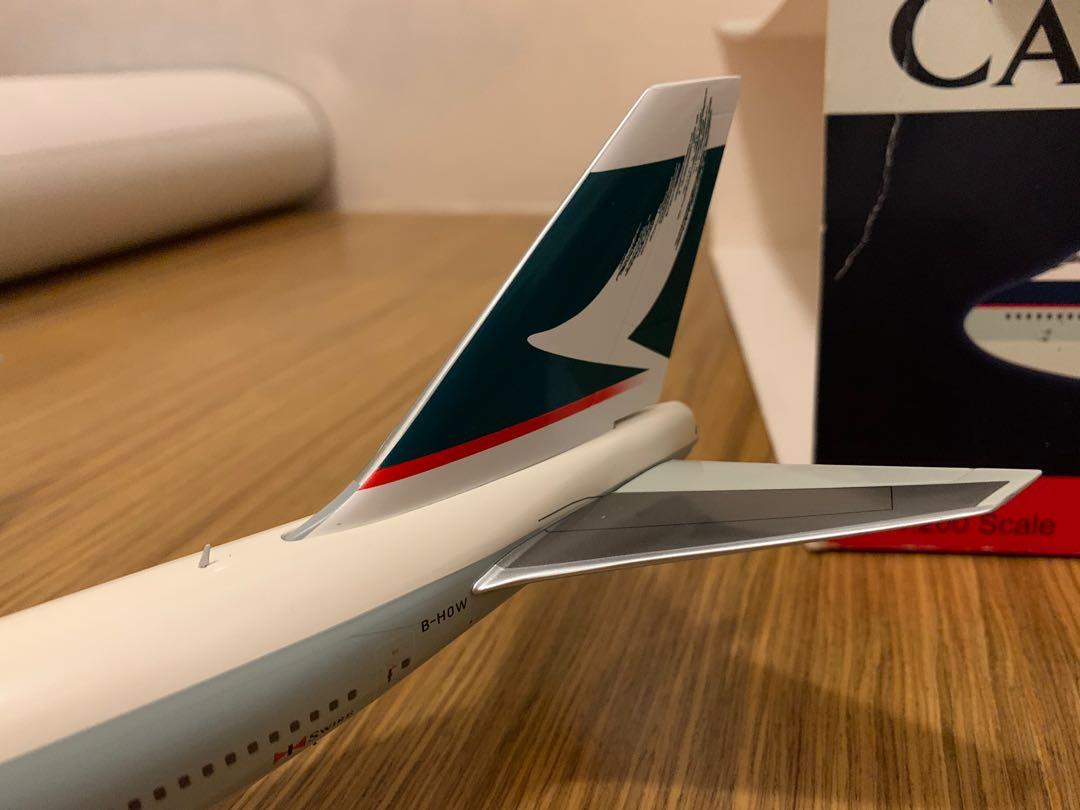 1:200 die cast CX Cathay Pacific B747-400 aircraft model 合金國泰航空波音747 ...