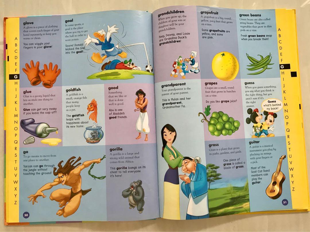Disney picture dictionary. Educational, Hobbies & Toys, Books ...
