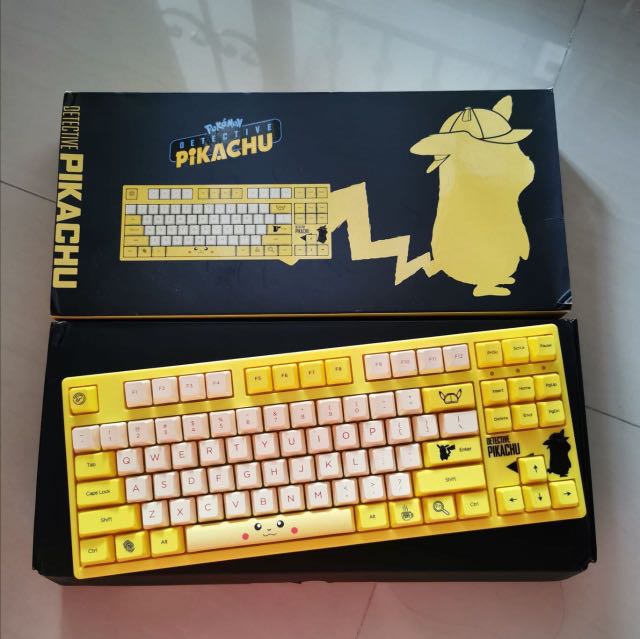 Akko X Ducky Pikachu Mechanical Keyboard(Blue Switch), Computers & Tech ...